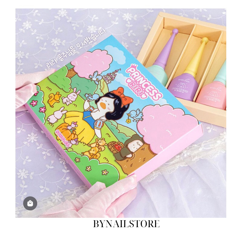 [Hoholee] Bộ sản phẩm sơn gel nhũ Princess Riri collection 4pcs ...