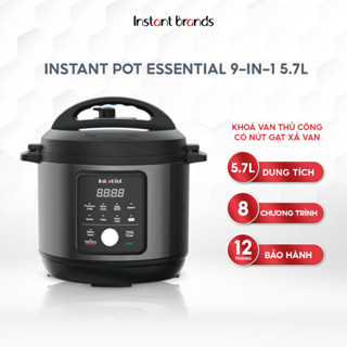 Nồi áp suất điện đa năng Instant Pot ESSENTIAL 60 9in1, dung tích 5.7L, Bảo hành chính hãng 12 ...