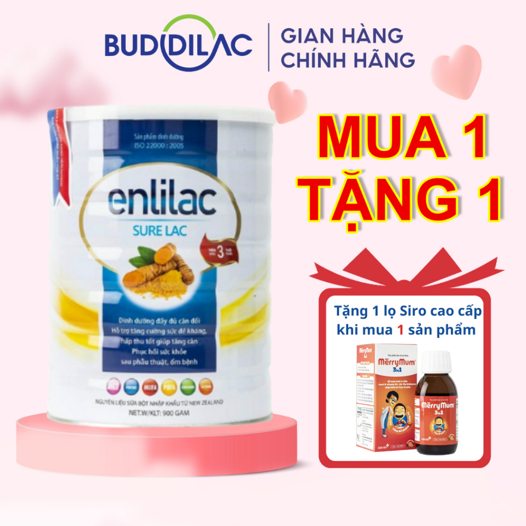 Sữa bột Enlilac SureLac Plus, dinh dưỡng cao, năng lượng toàn diện cho ...