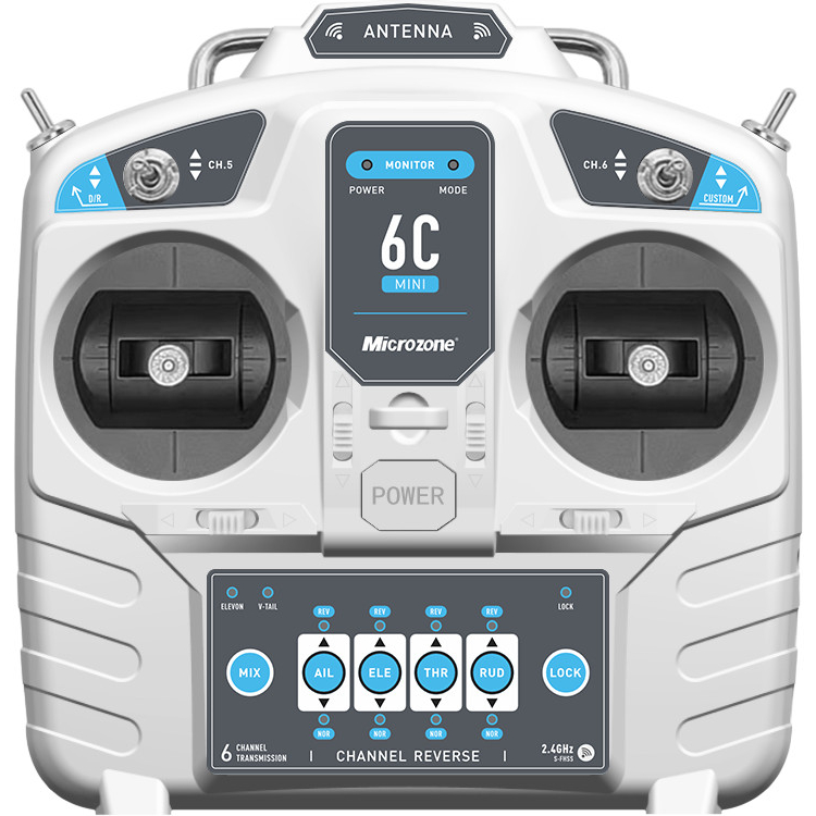 Tay Điều Khiển MC6C 2.4G kèm RX MC7RB Phiên Bản Nâng Cấp 6C mini chế ...