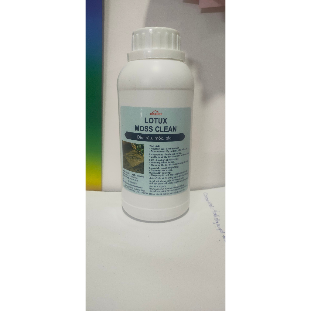 Dung dịch tẩy rêu mốc tường MOSSCLEAN dung tích 250ml / 500ml / 1L ...