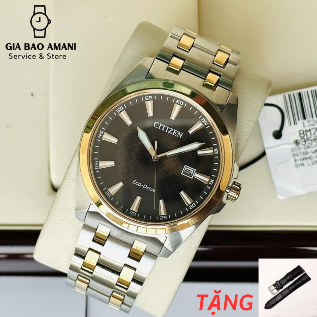 Đồng Hồ Nam CITIZEN Eco-drive BM7536-53X Chính Hãng Tặng Dây Da Cao Cấp ...