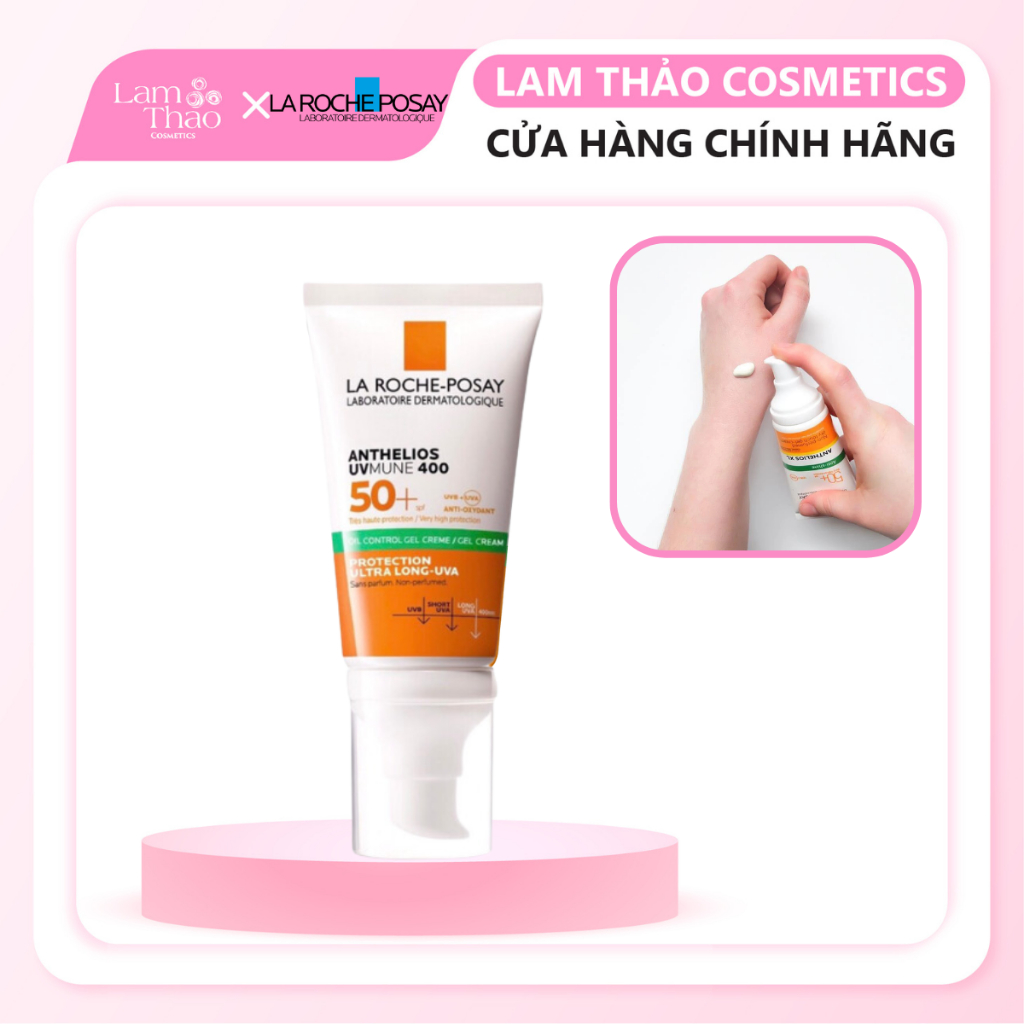 Kem Chống Nắng Kiềm Dầu La Roche-Posay Anthelios UVmune 400 Oil Control Gel-Cream SPF50 | Shopee ...