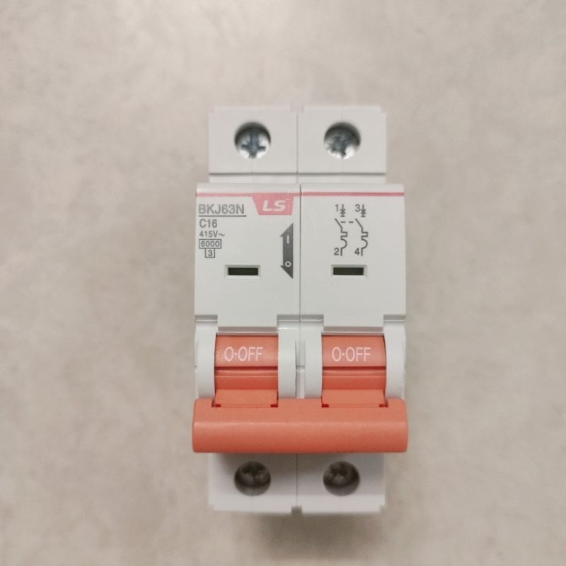 Cầu dao tự động (Aptomat) , CB tép, MCB LS BKN CB 2P 6A -> 63A dòng cắt 6kA | Shopee Việt Nam