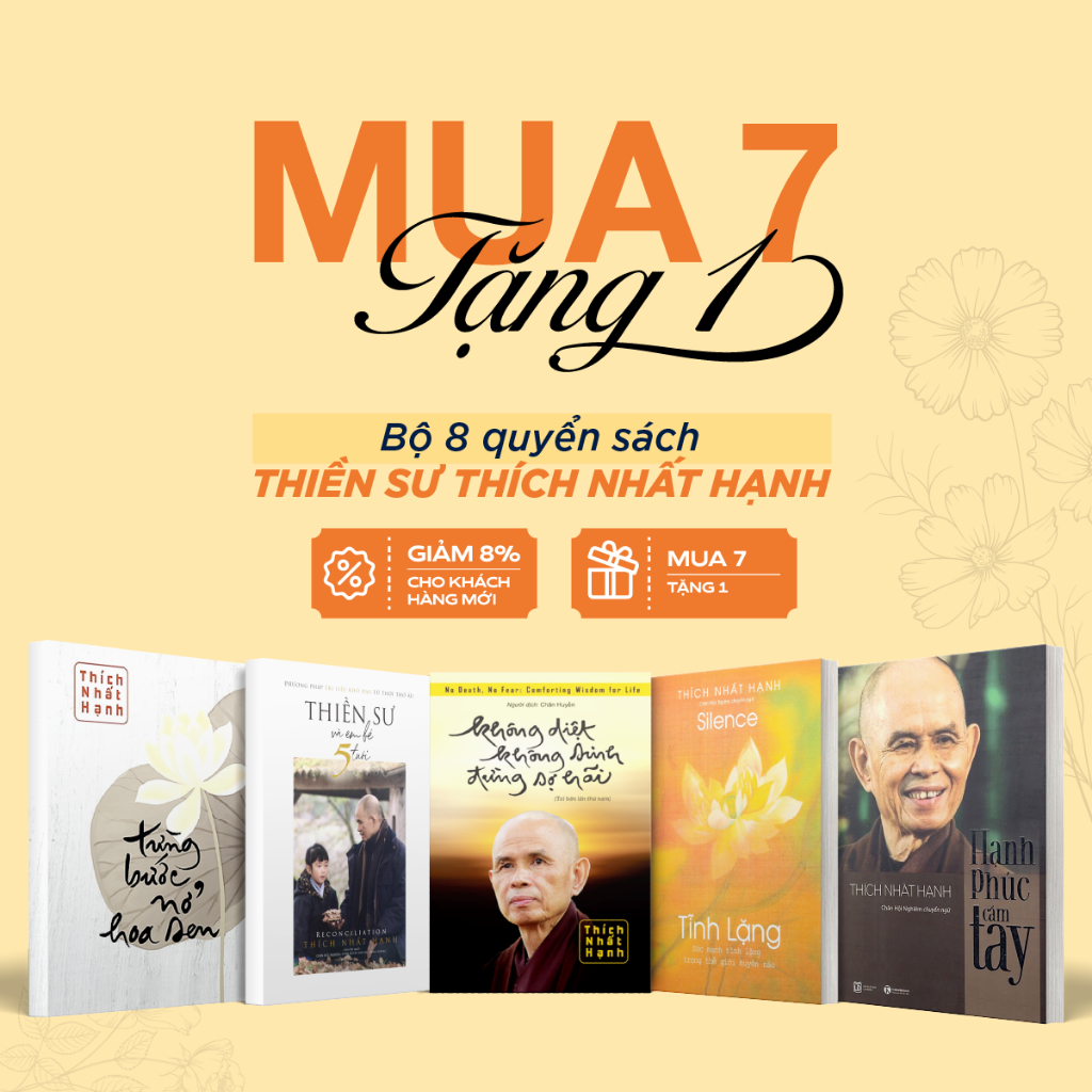[Mua 7 Tặng 1] - Trọn Bộ 8 Quyển Sách Chữa Lành Của Thiền Sư Thích Nhất ...