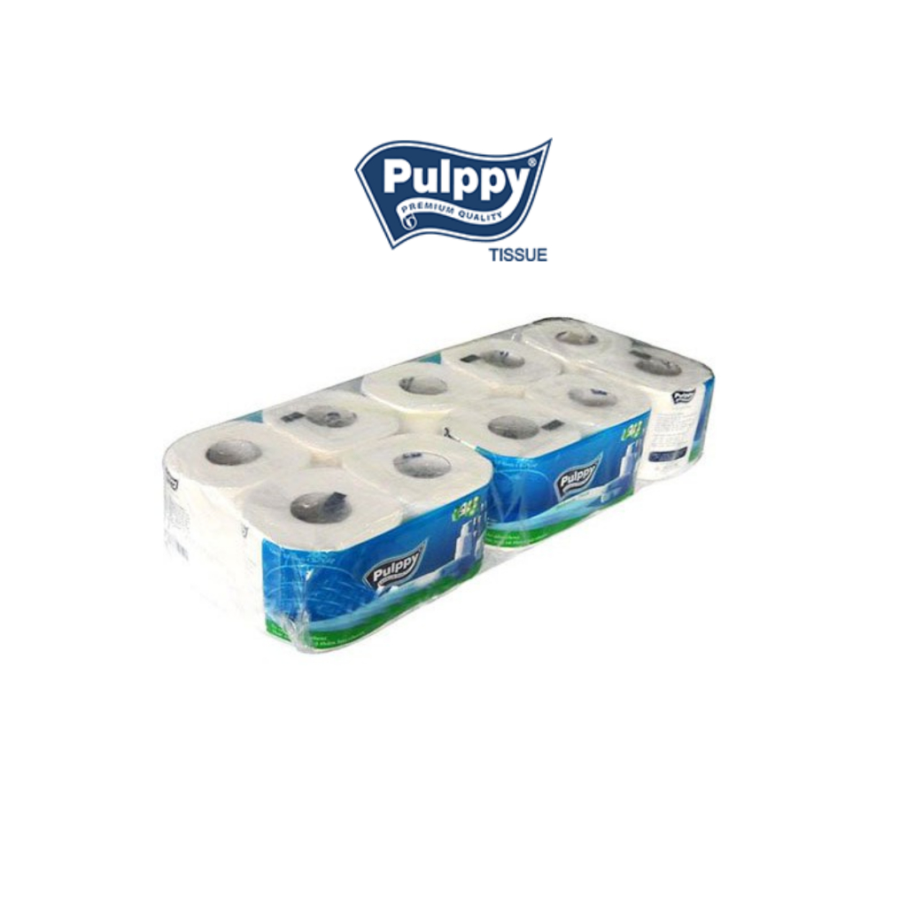 Giấy vệ sinh Pulppy chính hãng (10 cuộn) | Shopee Việt Nam