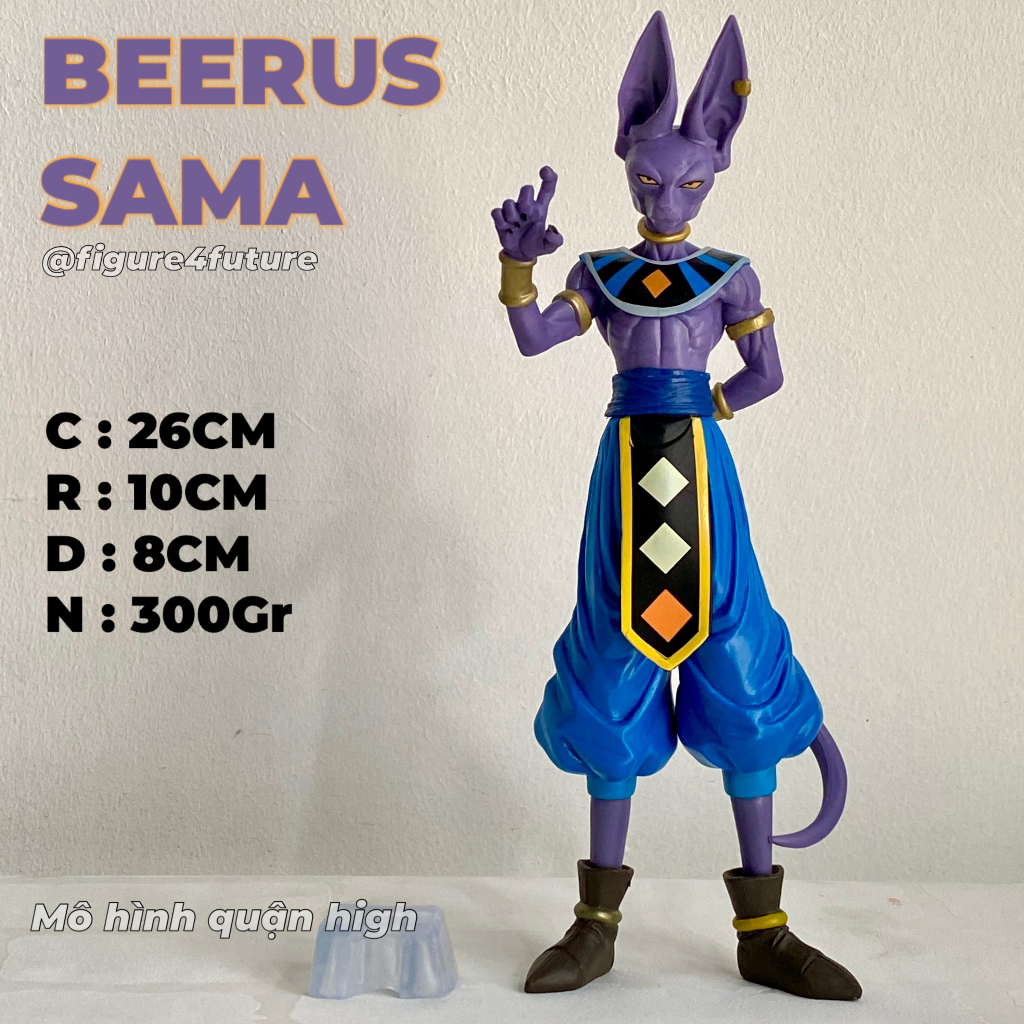 Mô hình nhân vật Beerus Sama cao 26CM - Mô hình thần hủy diệt Beerus - Thần hủy diệt vũ trụ 7 ...