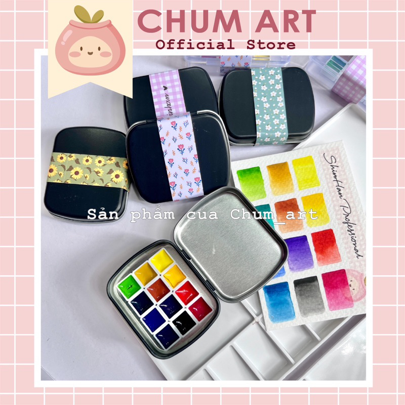 [Chum Art] Pocket màu nước Shinhan Hàn Quốc Professional hạng hoạ sĩ ...
