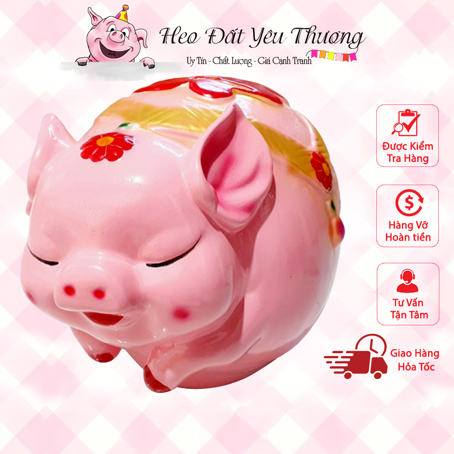 Lợn đất heo bay khổng lồ tiết kiệm chất liệu thạch cao mới | Shopee ...