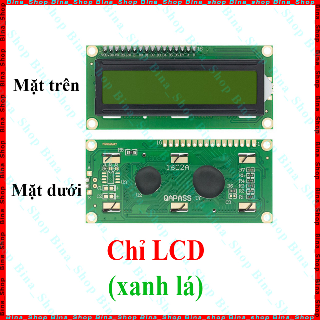 Màn hình LCD 1602, Mạch Chuyển Đổi I2C, Module I2C hàn sẵn LCD 1602A ...
