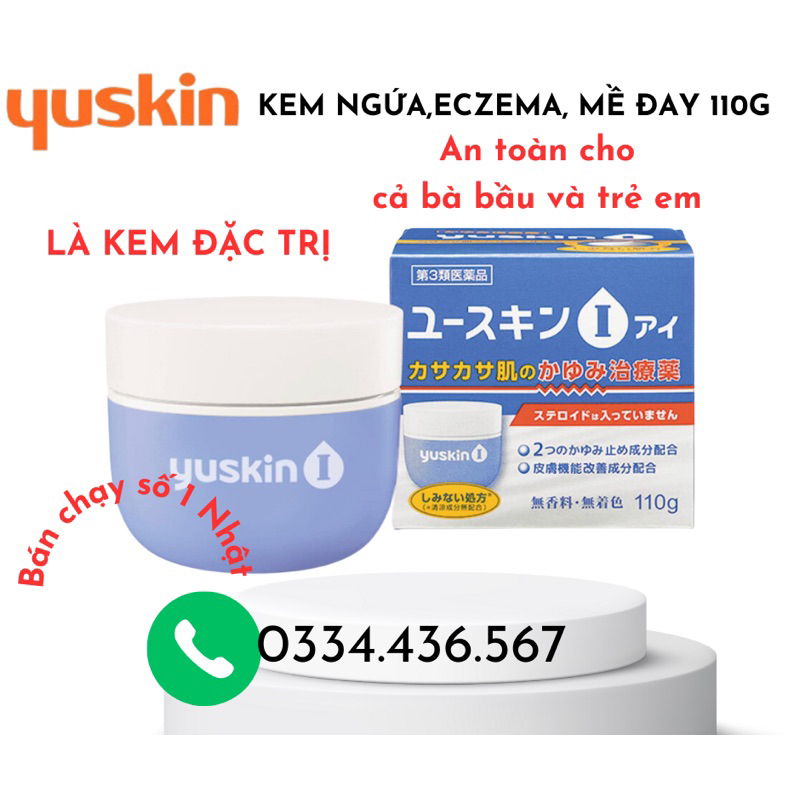[Chính hãng, sẵn , date 2/2026] KEM bôi NGỨA, ECZEMA, NỔI MỀ ĐAY, PHÁT BAN, NỔI MẨN YUSKIN I ...
