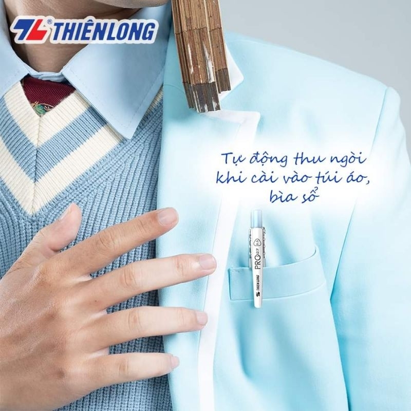 Bút bi Thiên Long TL-105 (phiên bản PRO TL-027) - Vỉ 5 cây | Shopee ...