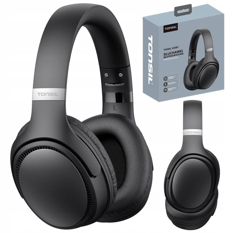 Tai nghe không dây Tonsil Bluetooth V5.3 R35BT EU | Shopee Việt Nam