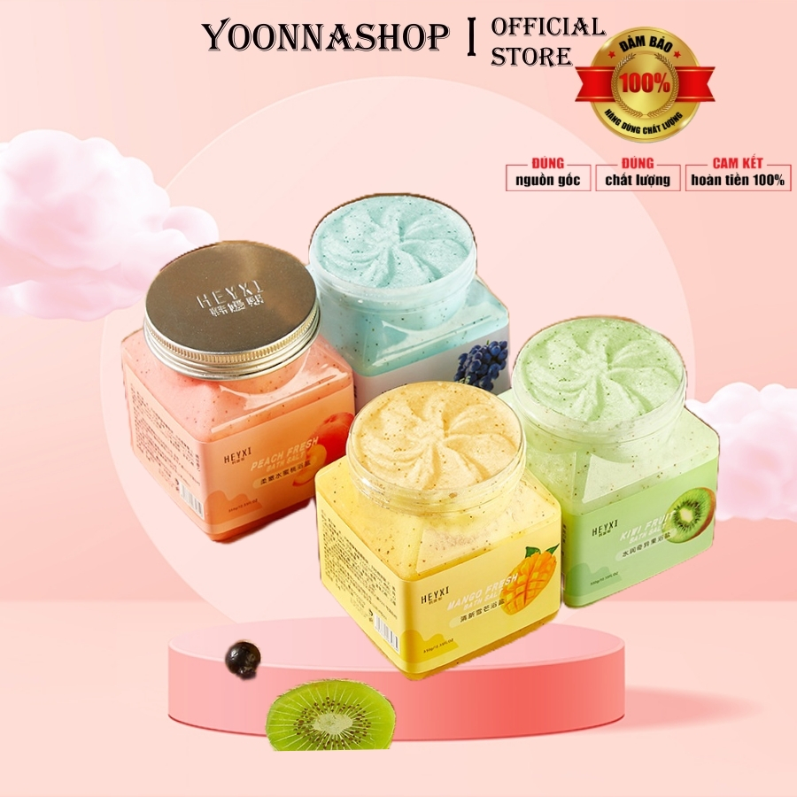Muối Tắm Tẩy da chết body HEYXI 350g Tẩy tế bào chết làm sạch da, sáng ...