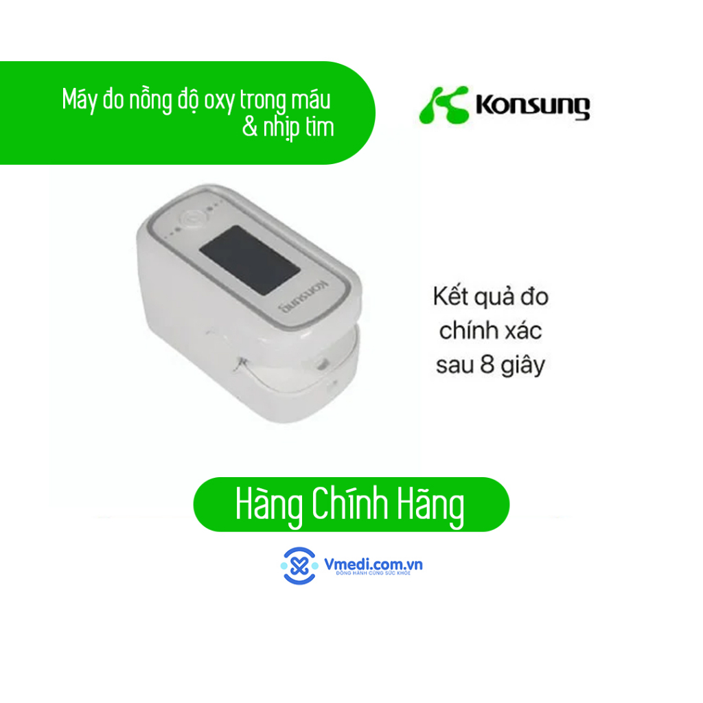 (Chính hãng) SpO2 Konsung F02W - Máy Đo Nồng Độ Oxy Trong Máu | Shopee ...