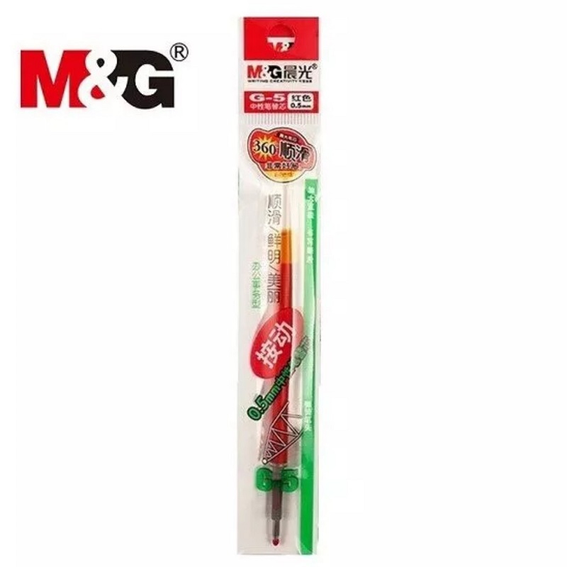 Bút gel nước M&G GP1163 - R23 / Bút béo 1163 ngòi 0.5mm luyện viết chữ ...