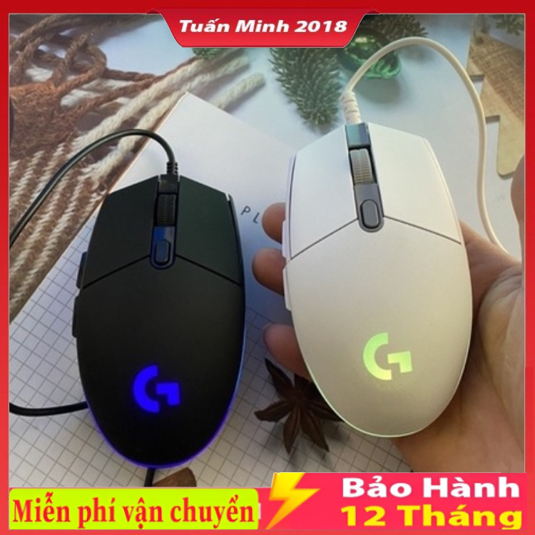 Chuột Gaming Máy Tính Màu Trắng Logitech G102 Led Rgb Chuột Vi Tính Laptop Pc Chơi Game Có Dây ...