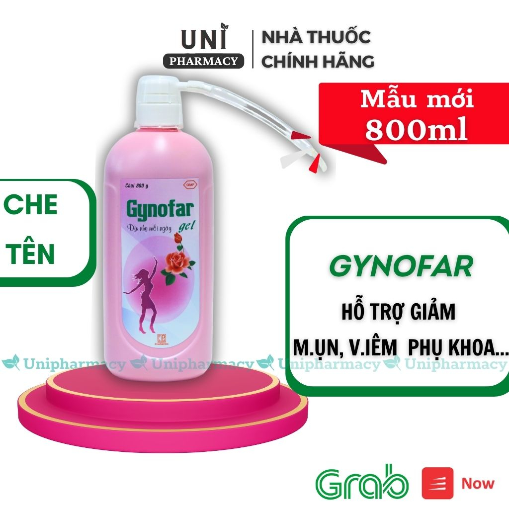 Gynofar 800ml Vệ Sinh Phụ Nữ Dung Dịch Dùng Ngoài, Sát Trùng Ngoài Da ...