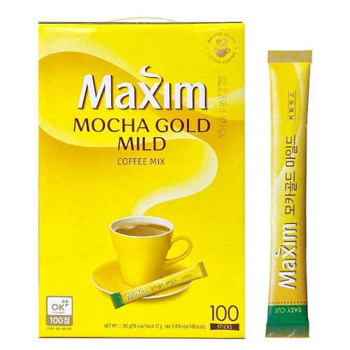 (Hàng Chính Hãng) Cà Phê Maxim Mocha Gold Hàn Quốc 100 Gói 1,2kg ...