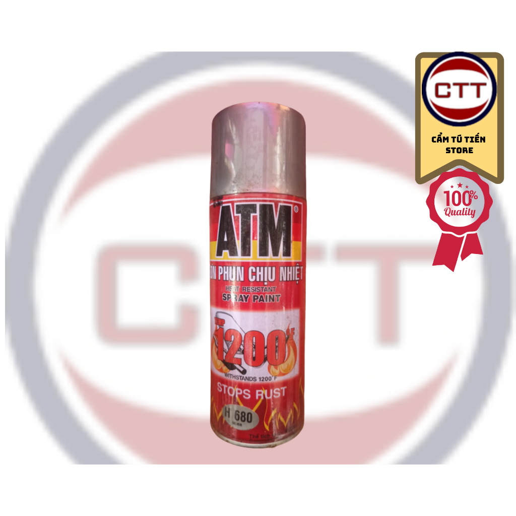 Sơn xịt ATM Chịu nhiệt Bạc H680 | Shopee Việt Nam