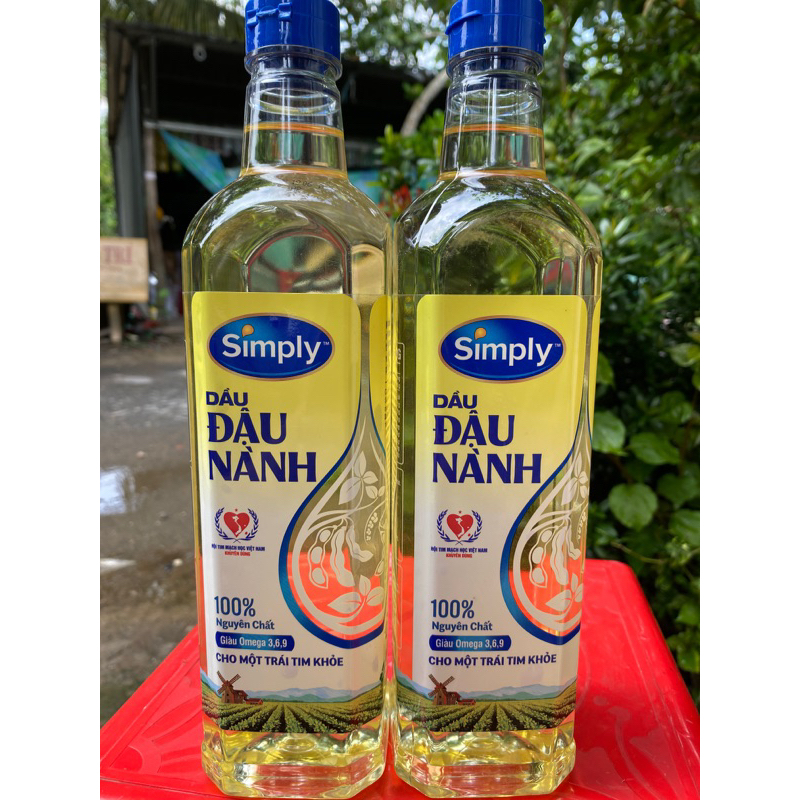 combo 2 chai dầu đậu nành simply 1 lít-hàng chính hãng | Shopee Việt Nam