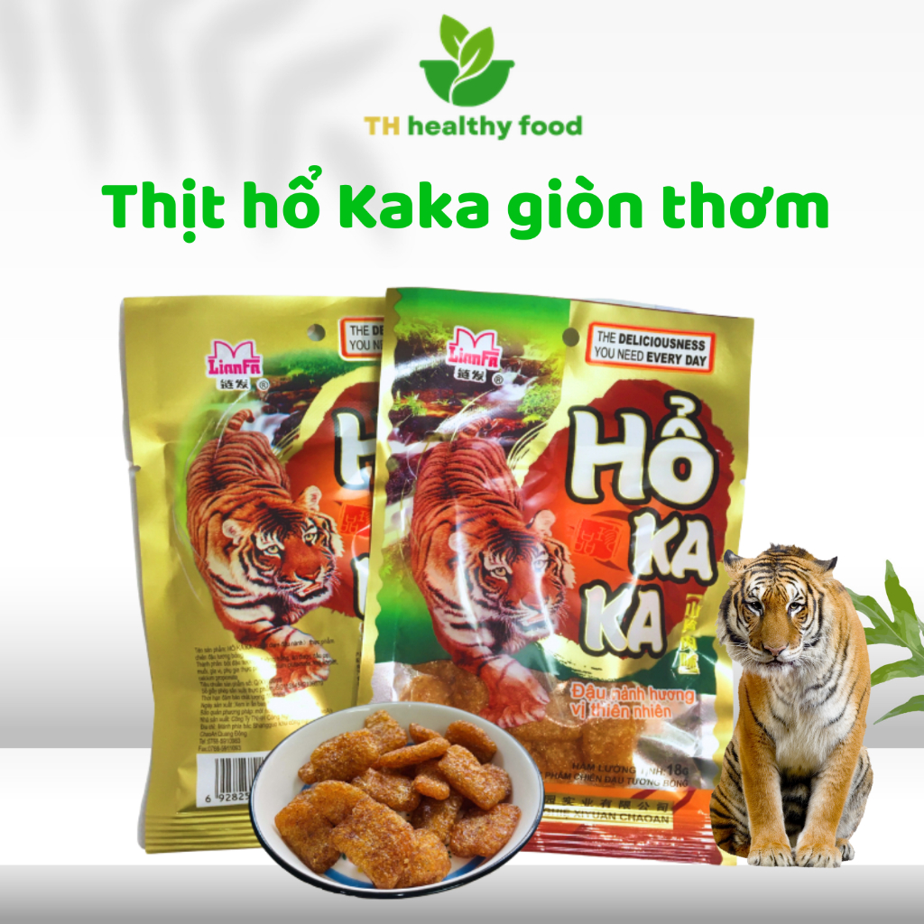 Thịt hổ Kaka, Snack miếng cay thịt hổ ăn vặt tuổi thơ (gói 18g ...