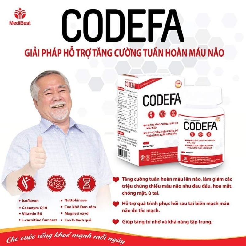 Thực phẩm CODEFA hỗ trợ não bộ và tim mạch | Shopee Việt Nam
