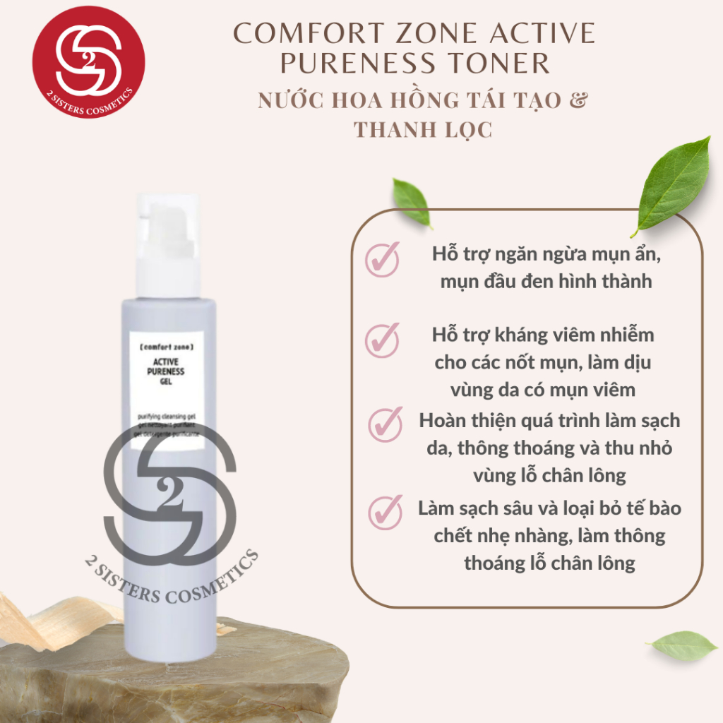Nước dưỡng cân bằng Comfort Zone Active Pureness Toner 200ml | Shopee ...
