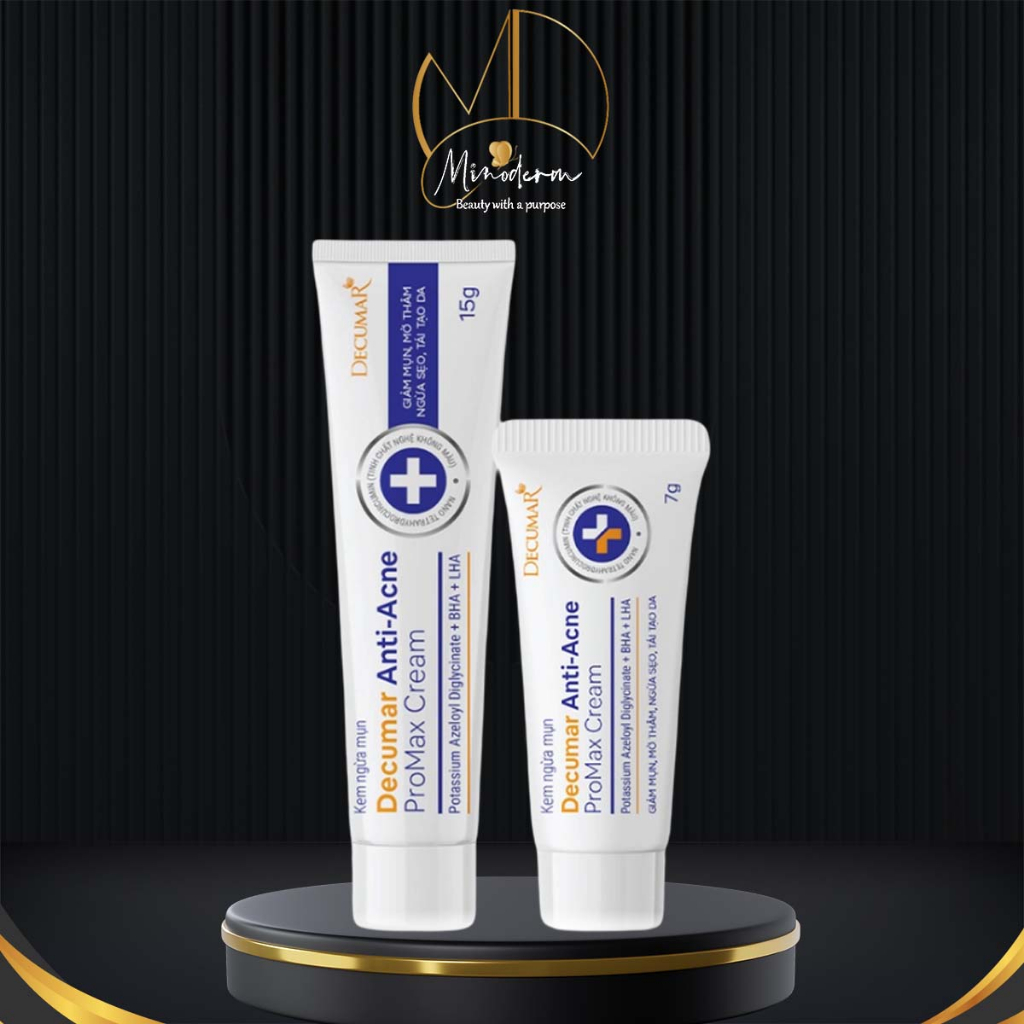 Kem Decumar Anti-Acne ProMax Cream Ngừa Mụn, Mờ Thâm, Ngừa Sẹo, Tái Tạo ...