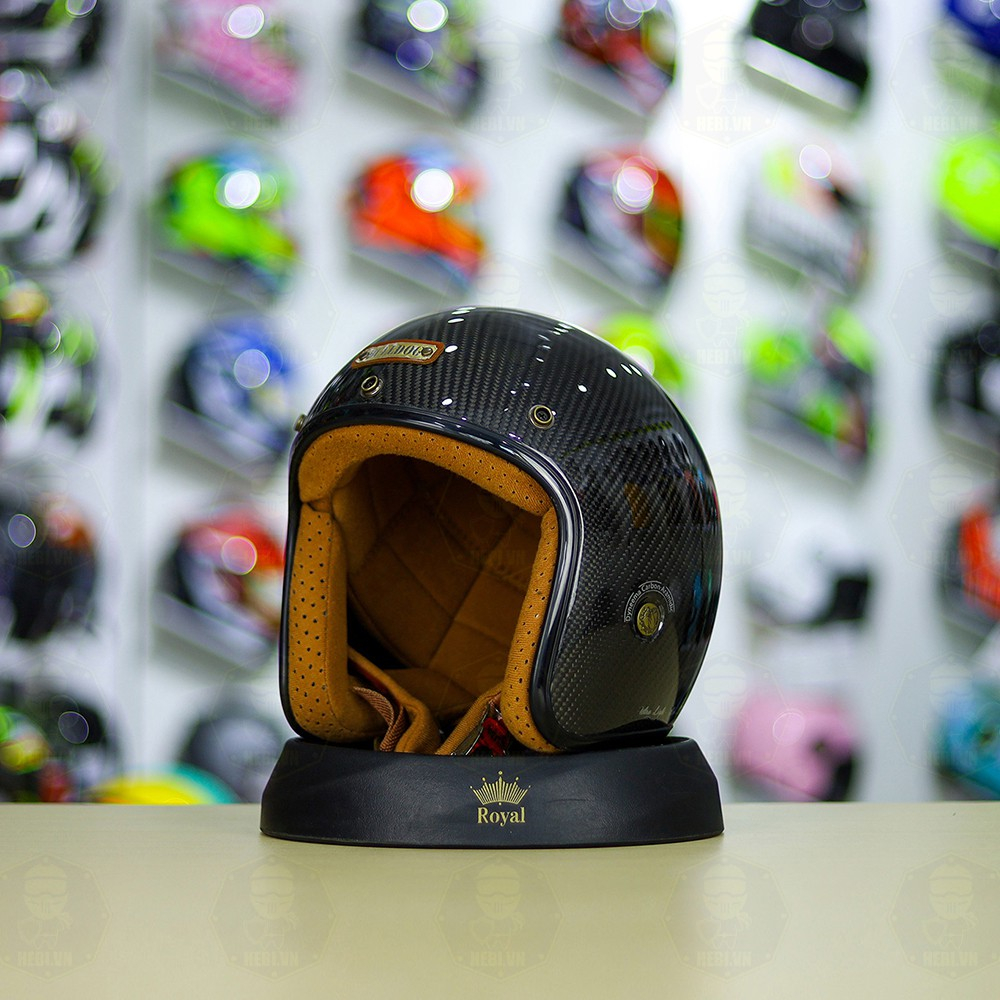 Nón 3/4 Bulldog Carbon 3D Siêu Nhẹ | Shopee Việt Nam