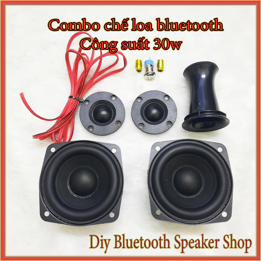 Loa mid bass lg 15w treble lụa 10w mạch công suất xy-p15w Combo chế loa bluetooth xách tay ...