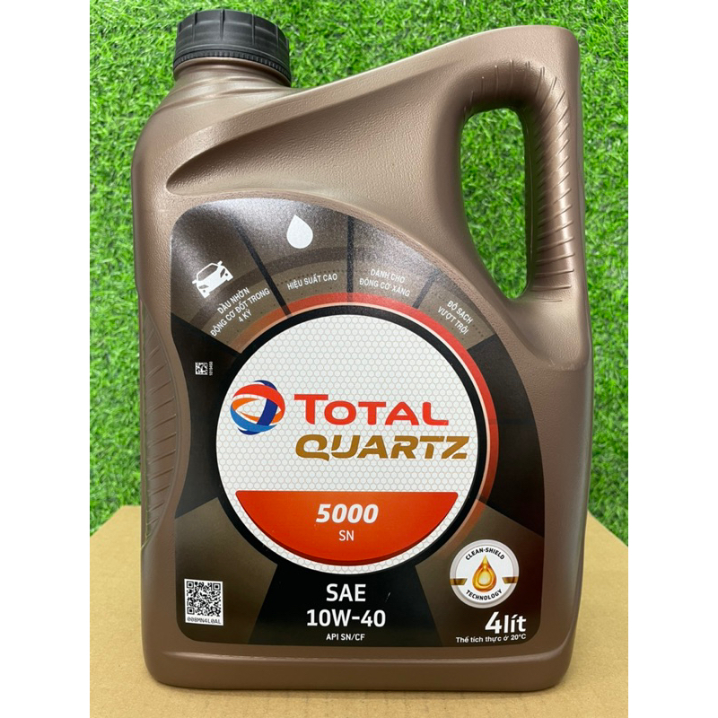 [ HÀNG CHÍNH HÃNG] Nhớt động cơ Total Quartz 5000 10W40 (4 lít ...