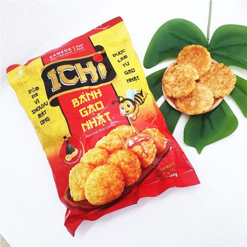 Bánh gạo Nhật Ichi vị Shouyu mật ong gói 100g | Shopee Việt Nam