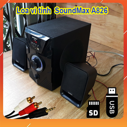Loa vi tính SoundMax A826 hoặc A828– có bluetooth, đọc thẻ nhớ, đọc usb ...