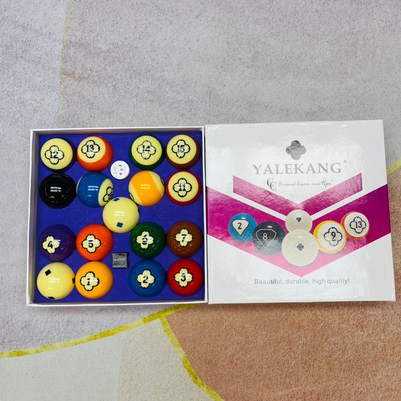 Bộ Bóng Bi-a/Bida/Billiards YALEKANG 17 Bóng Cao Cấp [ Xuan Tho ...
