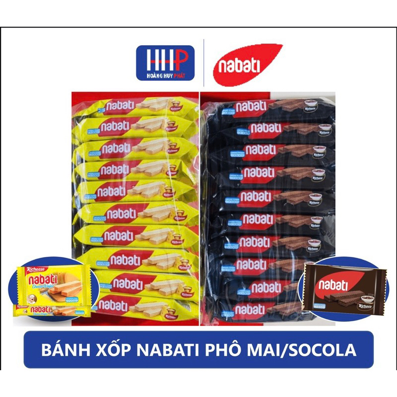 Date mới nhất - Bánh xốp Nabati vị Phô / mai Socola 17g x bì 10 gói ...