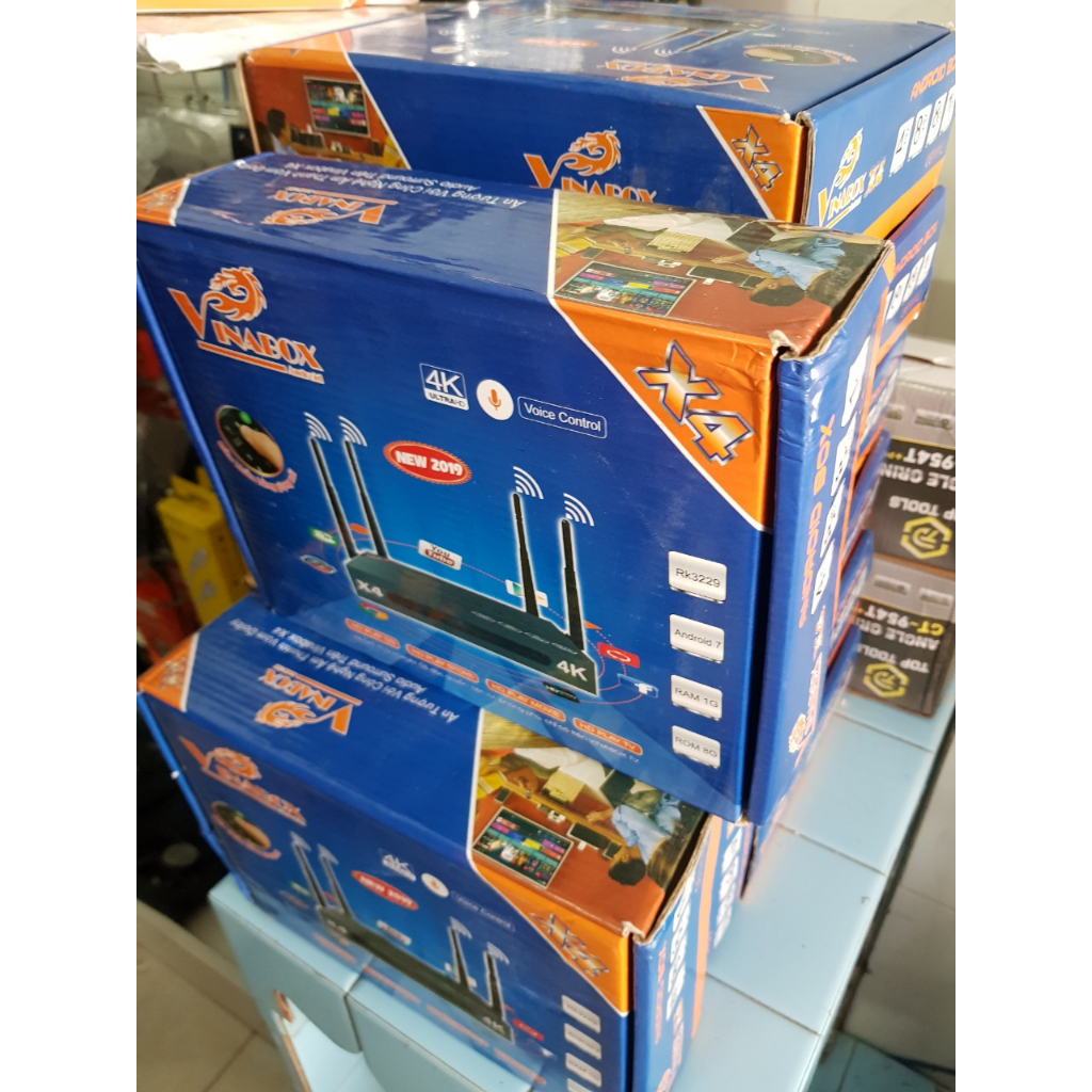 Đầu anroid tv box Vina box HP102 android 7.1.2 new full box | Shopee ...