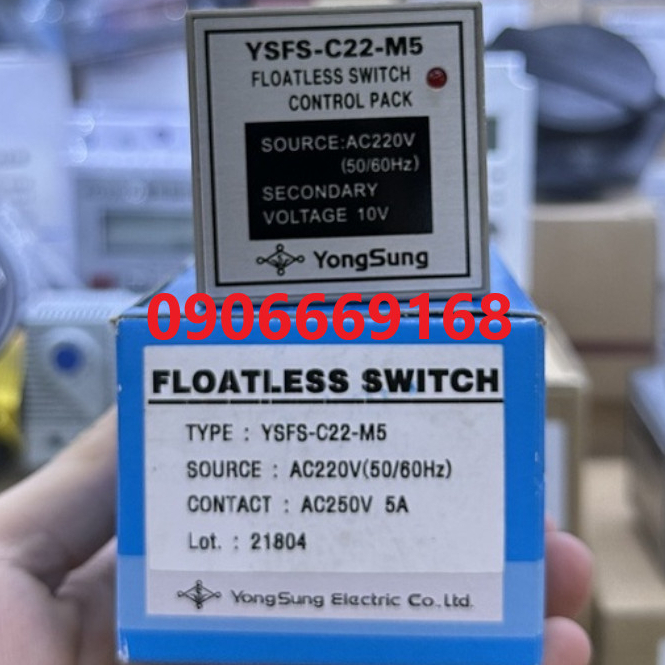 (CHÍNH HÃNG) Relay Mực Nước,Điều Khiển Mức Nước YSFS-C22-M5 Hiệu ...