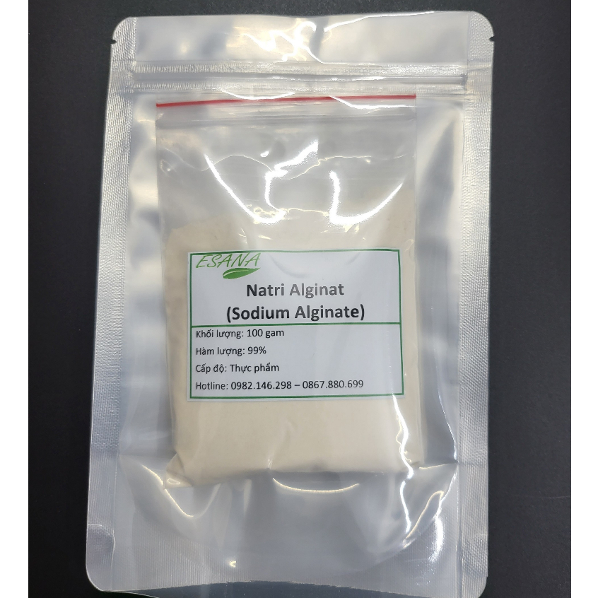 50g-100g Natri Alginat (sodium Alginate) 99% cấp thực phẩm | Shopee ...