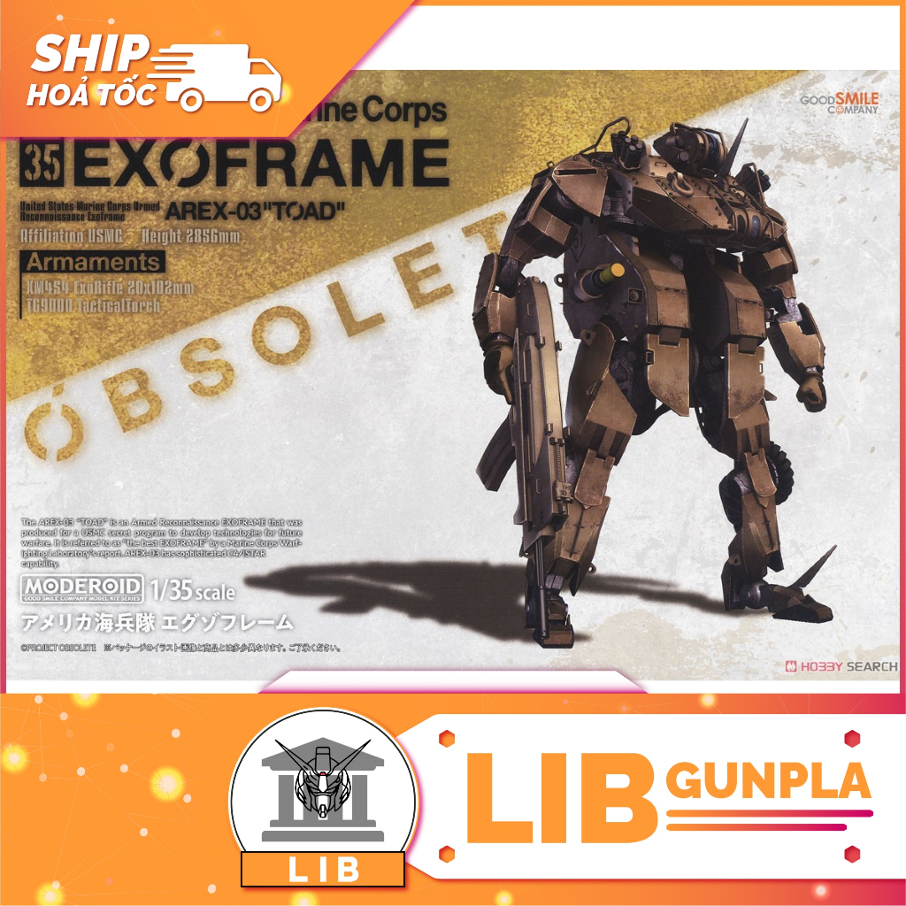 Mô hình lắp ráp GSC Moderiod 1/35 Obsolete Exoframe AREX-03 "Toad ...