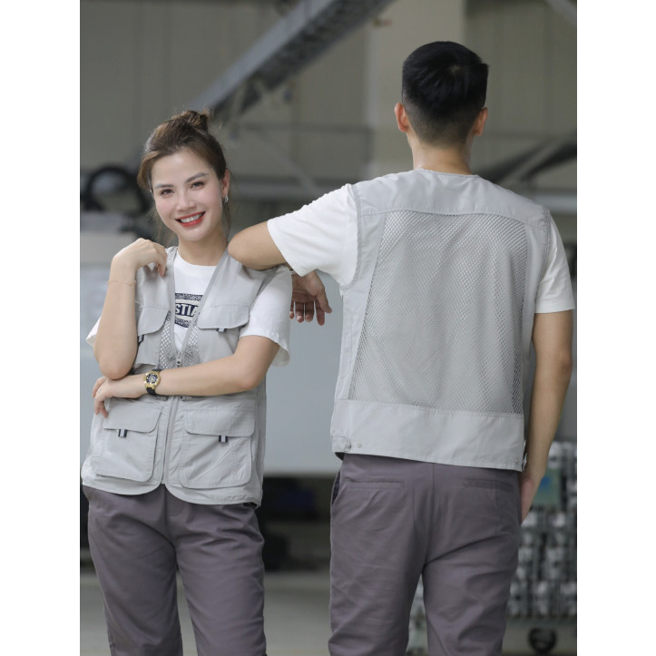 Áo gile bảo hộ lao động Kboss KCT trang phục công nhân kỹ sư cao cấp chống nước chống bụi đủ ...