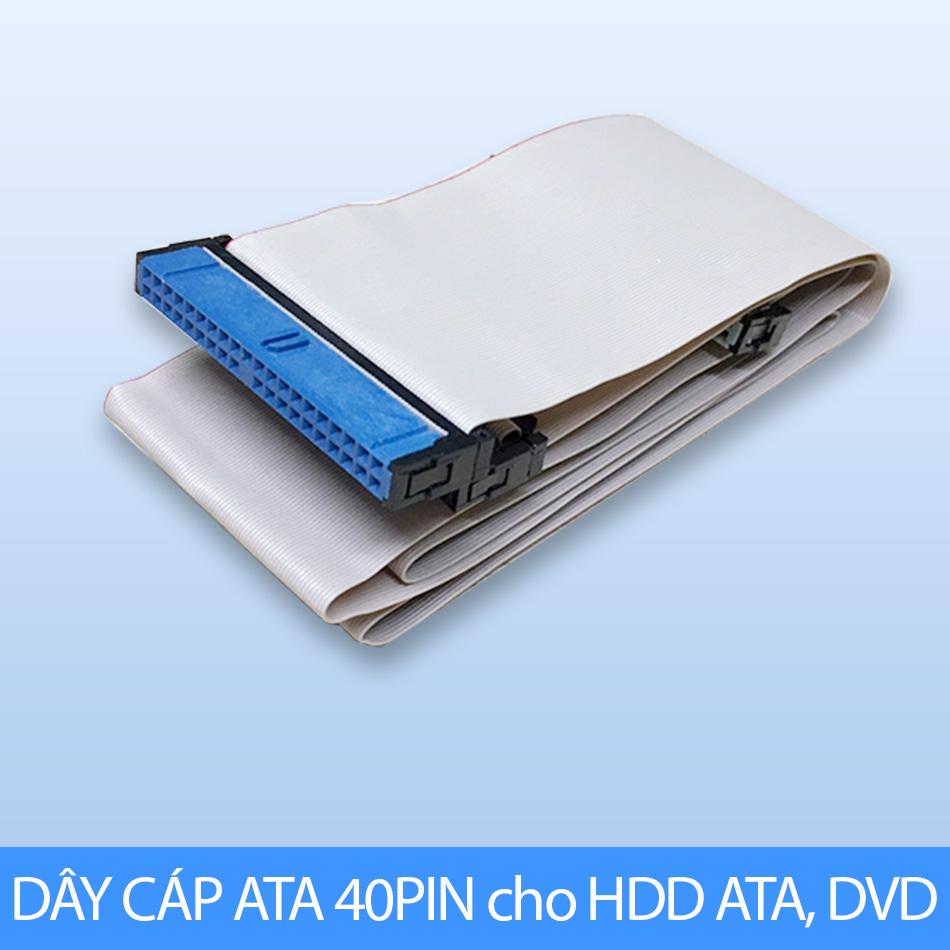 Cáp dữ liệu ATA IDE 40Pin cho ổ cứng HDD ATA 3.5, ổ đĩa quang CD DVD ...