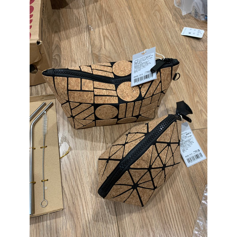 Túi cầm tay, ví da gỗ sồi Nome & Miniso chính hãng săn sale size lớn ...