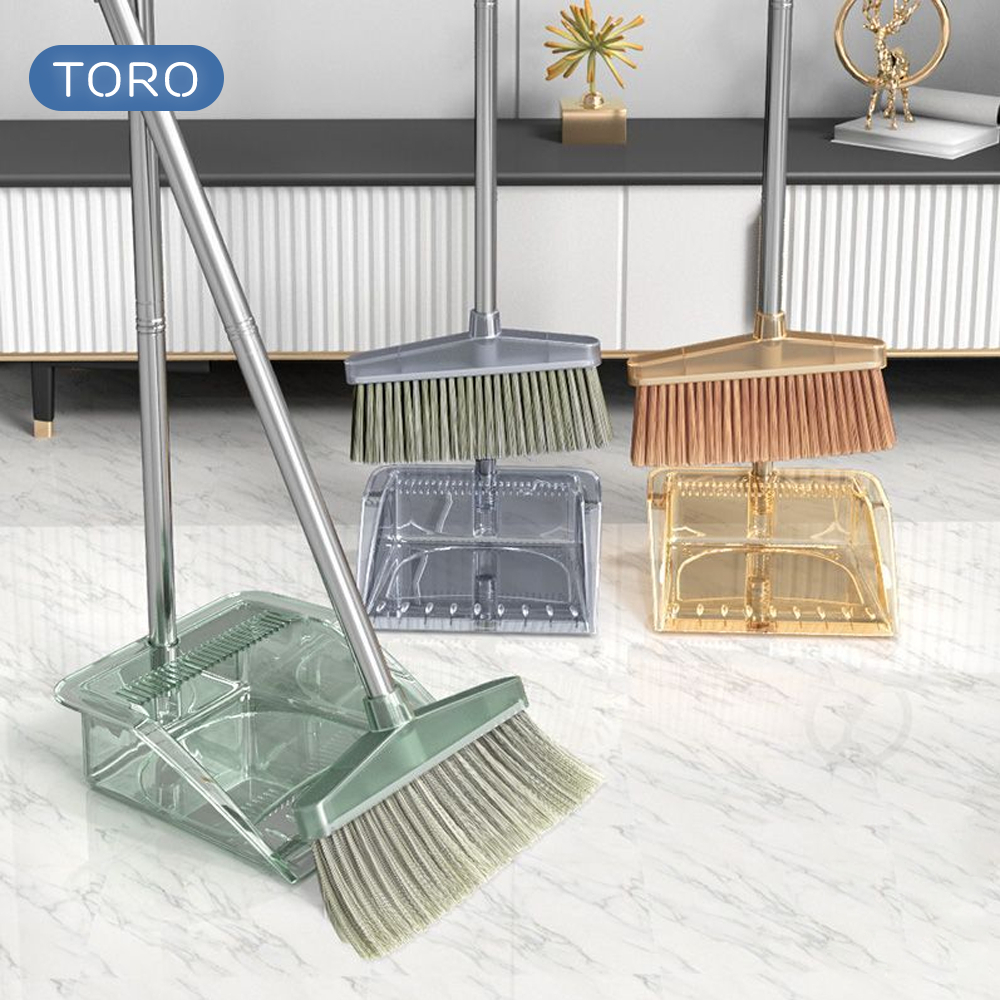 Bộ chổi quét nhà kèm hót rác TORO kèm lược thông minh gấp gọn tiện lợi ...
