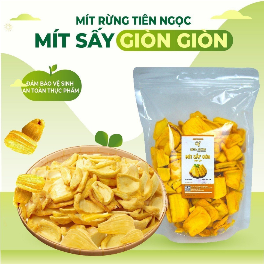 Mít Sấy Giòn Nguyên Cánh QNA FARM, Giòn Rụm, Mít Rừng Tiên Phước Quảng ...