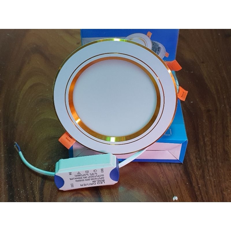 Đèn LED âm trần 7w 9w ba chế độ màu.Hàng cao cấpChip led loại tốt sáng ...
