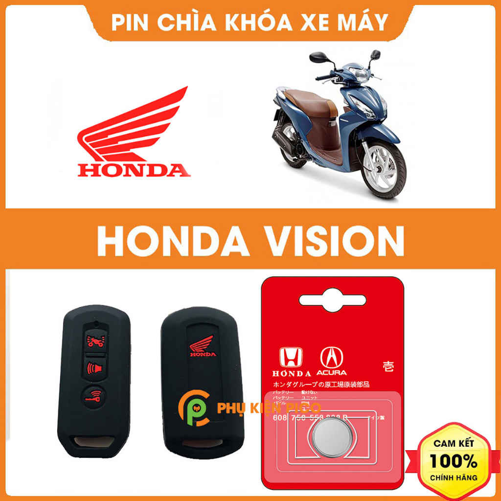 Pin chìa khóa xe máy Honda Vision dùng cho chìa khóa thông minh khóa ...