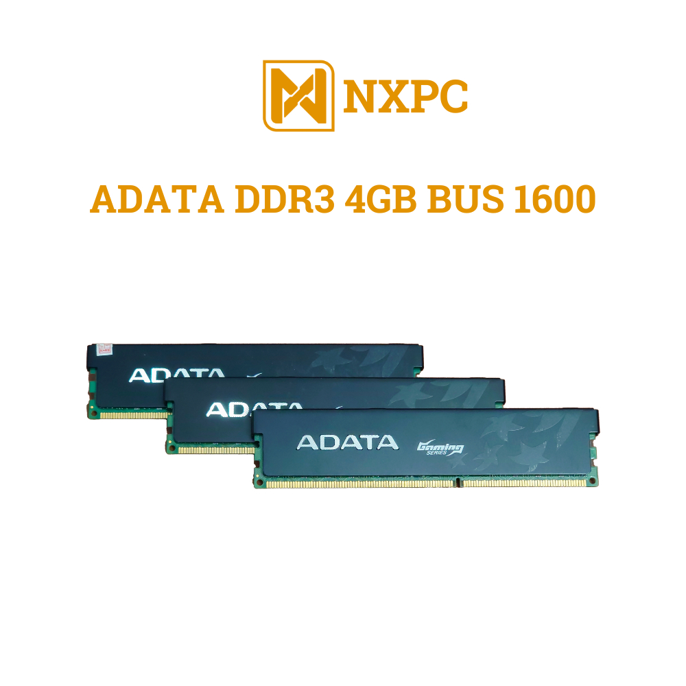 [NXPC] RAM PC ADATA GAMING 4GB DDR3 Bus 1600MHz | Shopee Việt Nam