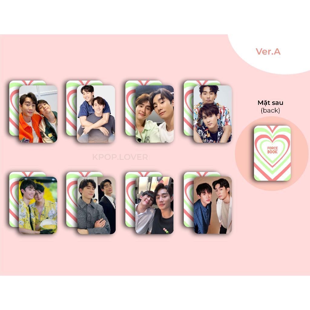 SET 8 CARD BO GÓC ForceBook | Shopee Việt Nam