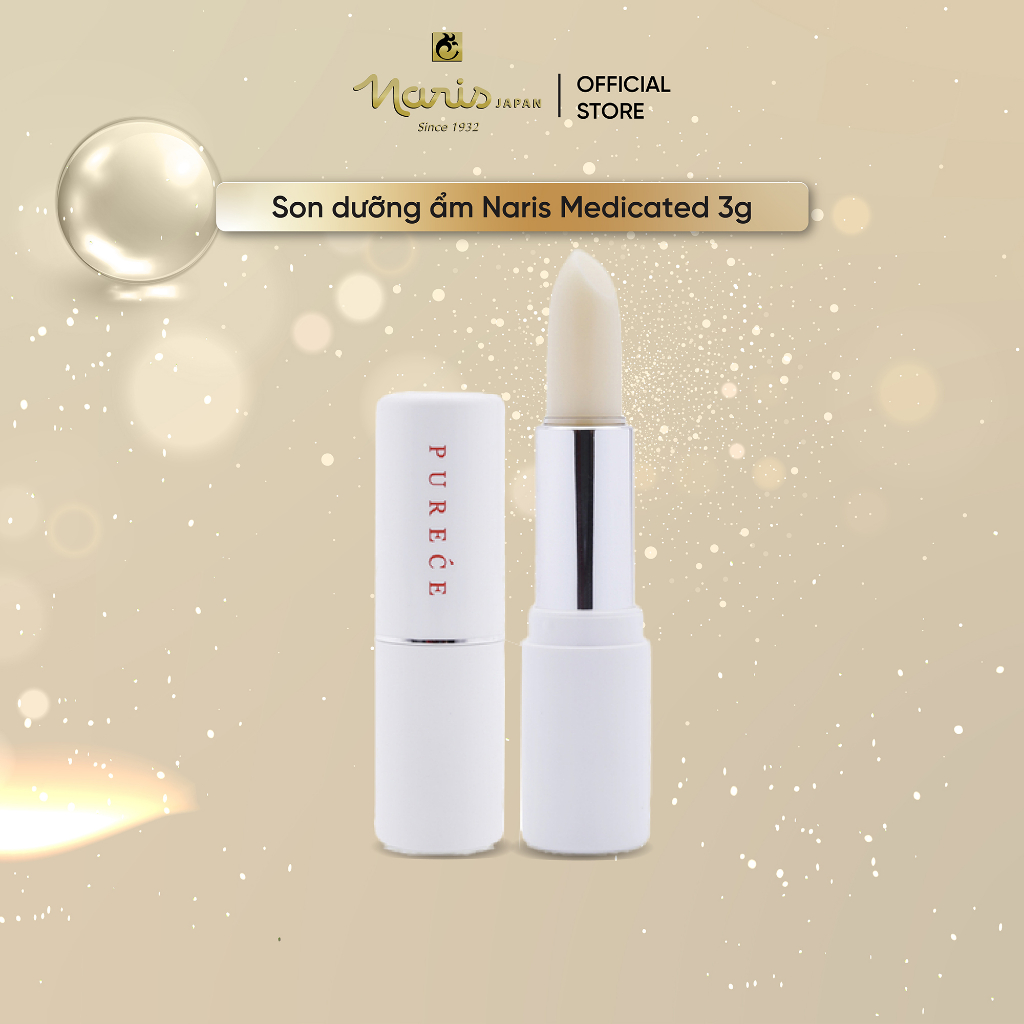 Son dưỡng ẩm chống nhăn Naris Medicated Purece Lip Care Stick 3g | Shopee Việt Nam